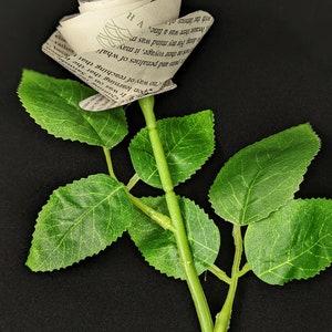 Book Page Flower Bouquet | Long-stemmed Proses for Readers, Writers ...