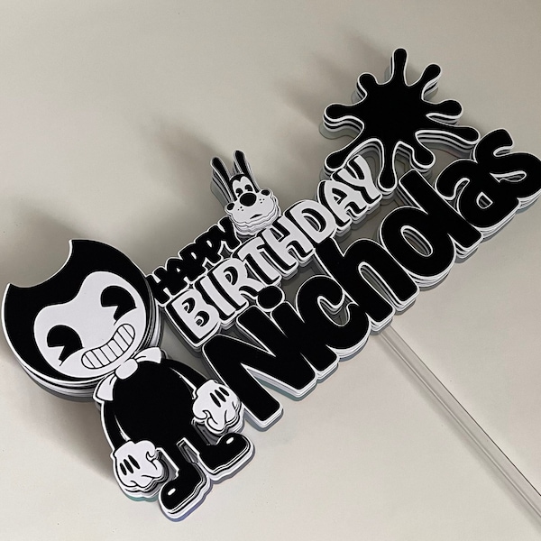 Bendy and the Ink Machine Party Supplies - Etsy