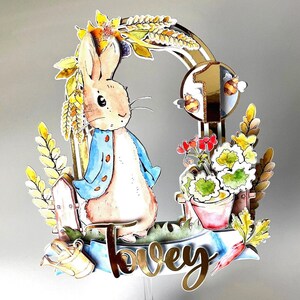 Peter Rabbit Cake Topper, Peter Rabbit Birthday Party, Peter Rabbit ...