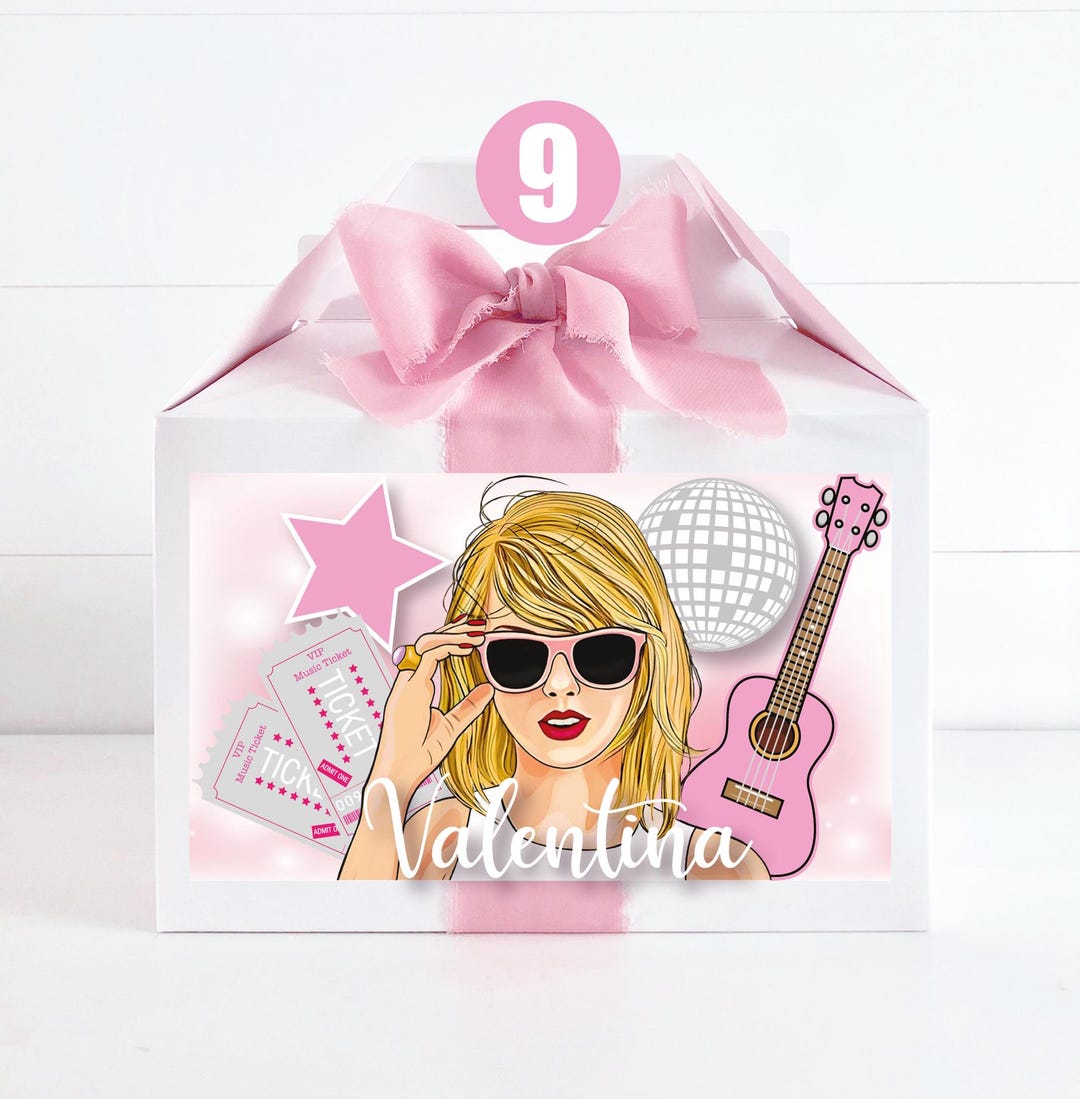 Taylor Swift Gable Box Digital Label, in My Birthday Era Gable Box ...