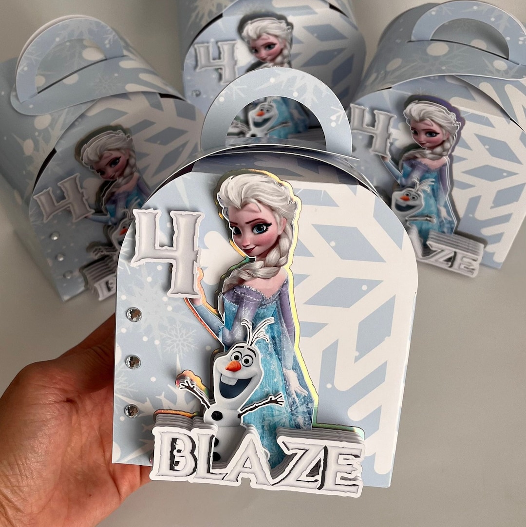 Custom Ana Y Elsa Candy Boxes, Ana Y Elsa Birthday Party Decoration - Etsy