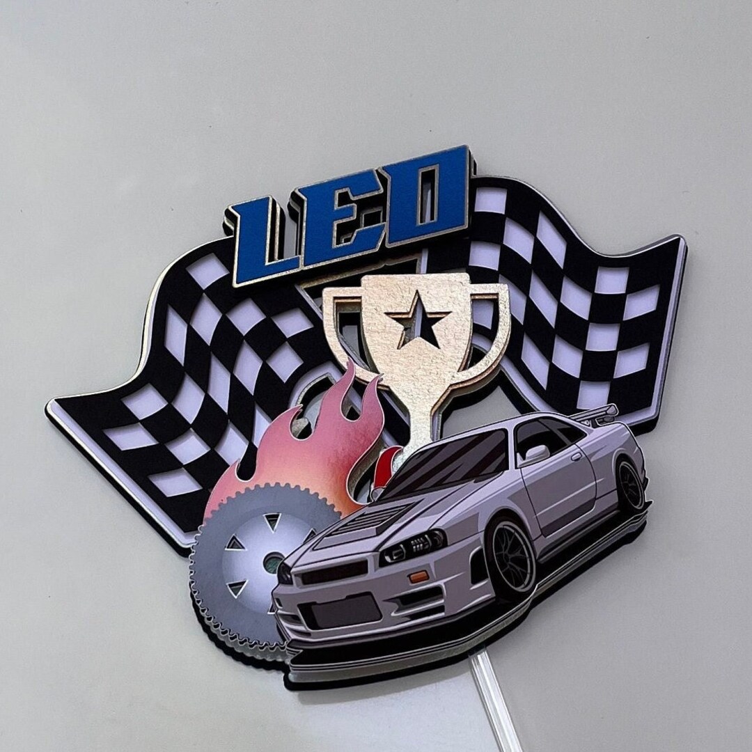 Race Car Decor,race Car Cake Topper,race Birthday Decoration,race Party ...