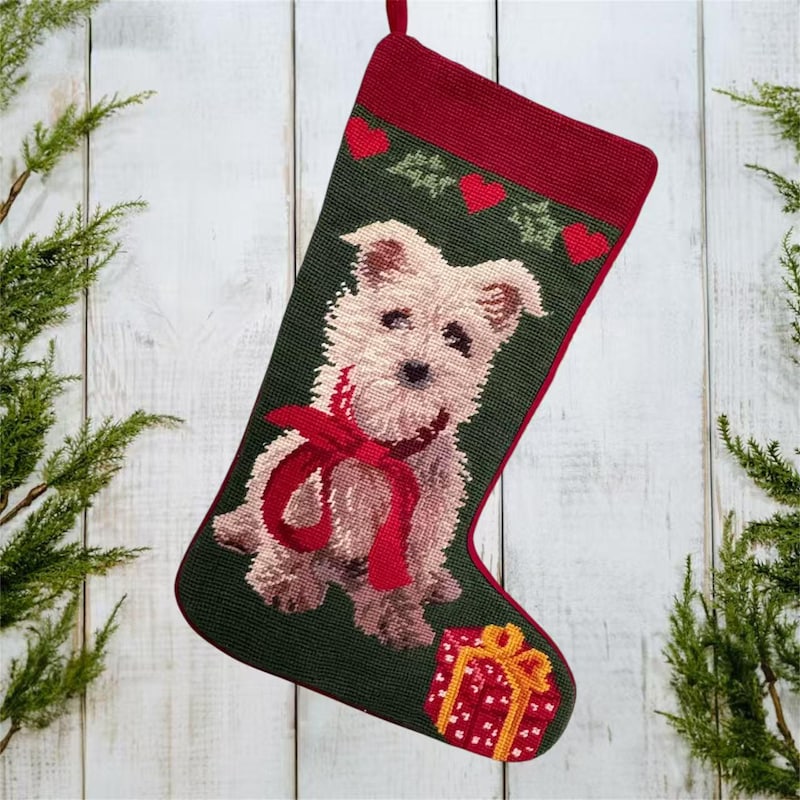 Dog Needlepoint - Etsy