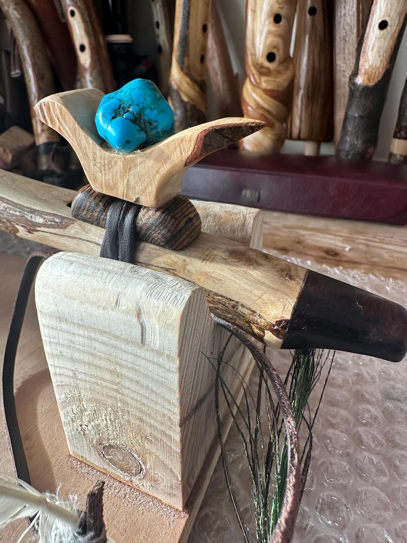 Handmade Native American Style Flute: Ethically Sourced Wood Custom ...