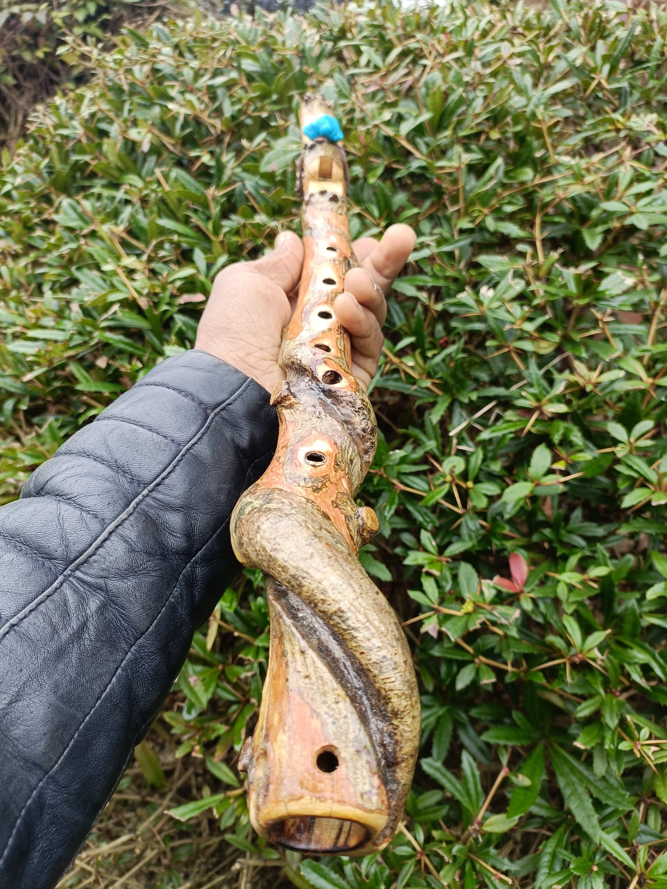 Handmade Native American Style Flute Twisted Honeysuckle Native Style ...