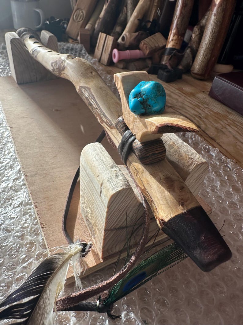Handmade Native American Style Flute: Ethically Sourced Wood Custom ...