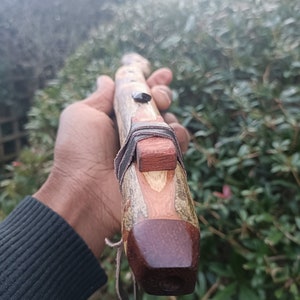 Handmade Wooden Branch Flute: Native American Style, Key of G - Etsy