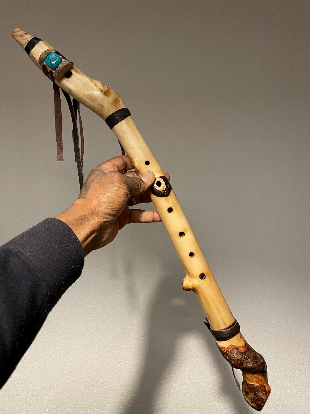 Custom Handmade Native American Style Branch Flute (low C) Made to ...