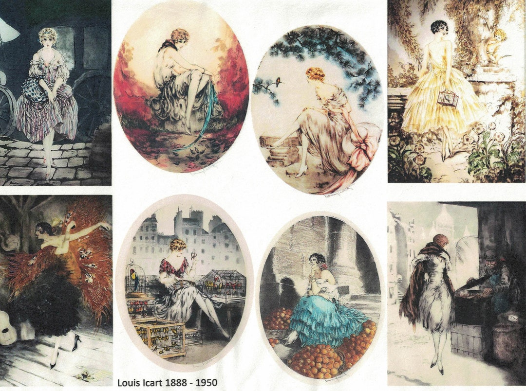 Lady Madam Rice Paper for Decoupage A4, Art Journal, Scrapbooking ...
