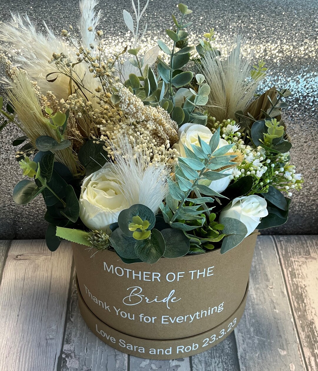 Mother of the Bride Gift, Mother of the Groom Wedding Gift. Floral Hat ...