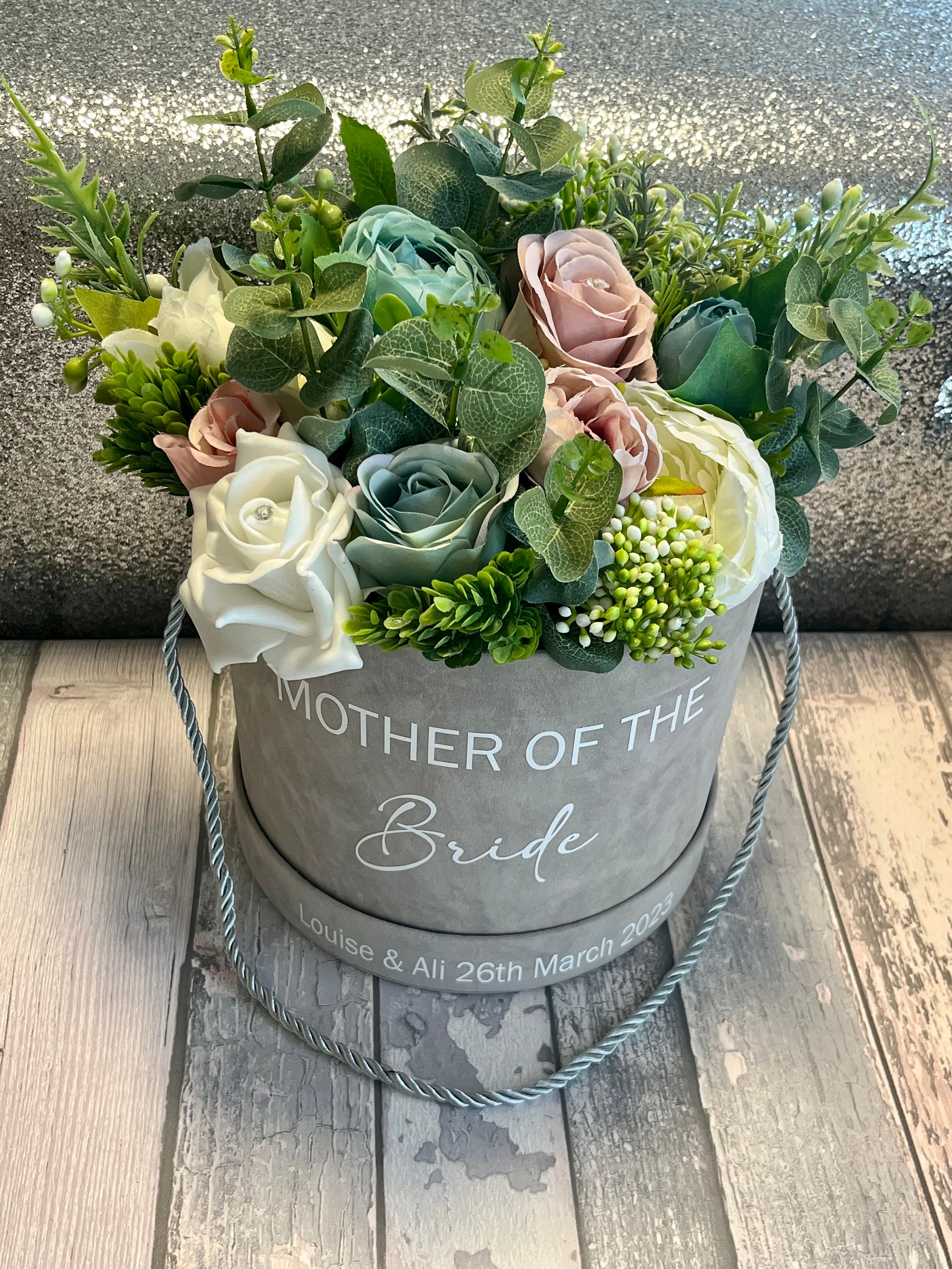 Mother of the Bride Gift, Mother of the Groom Wedding Gift. Floral Hat ...