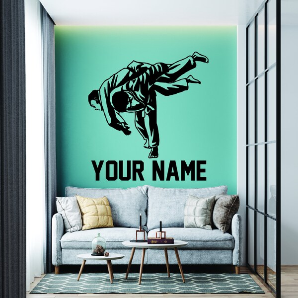 Karate Wall Decal - Etsy