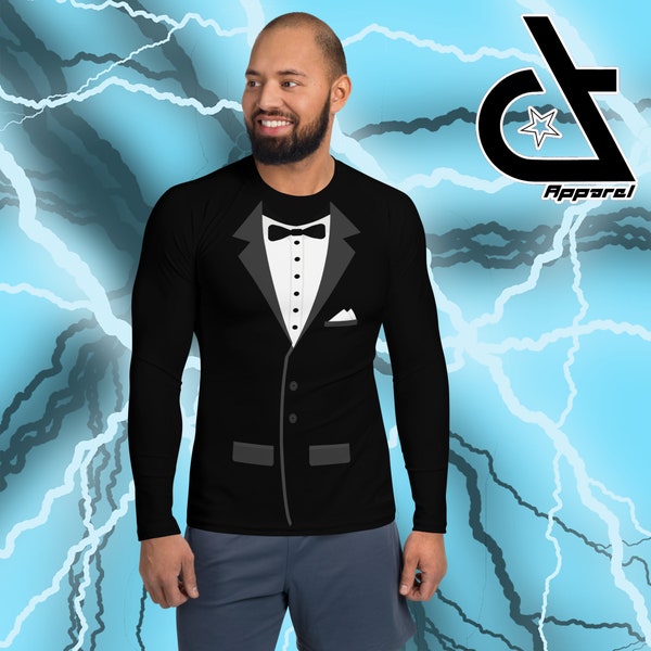 Tuxedo Rash Guard - Etsy
