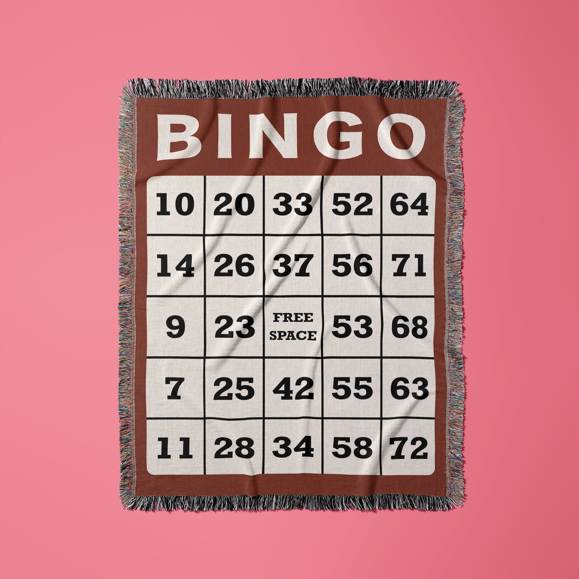 Bingo Game Blanket Bingo Game Bingo Blanket Bingo Board Blanket Bingo ...