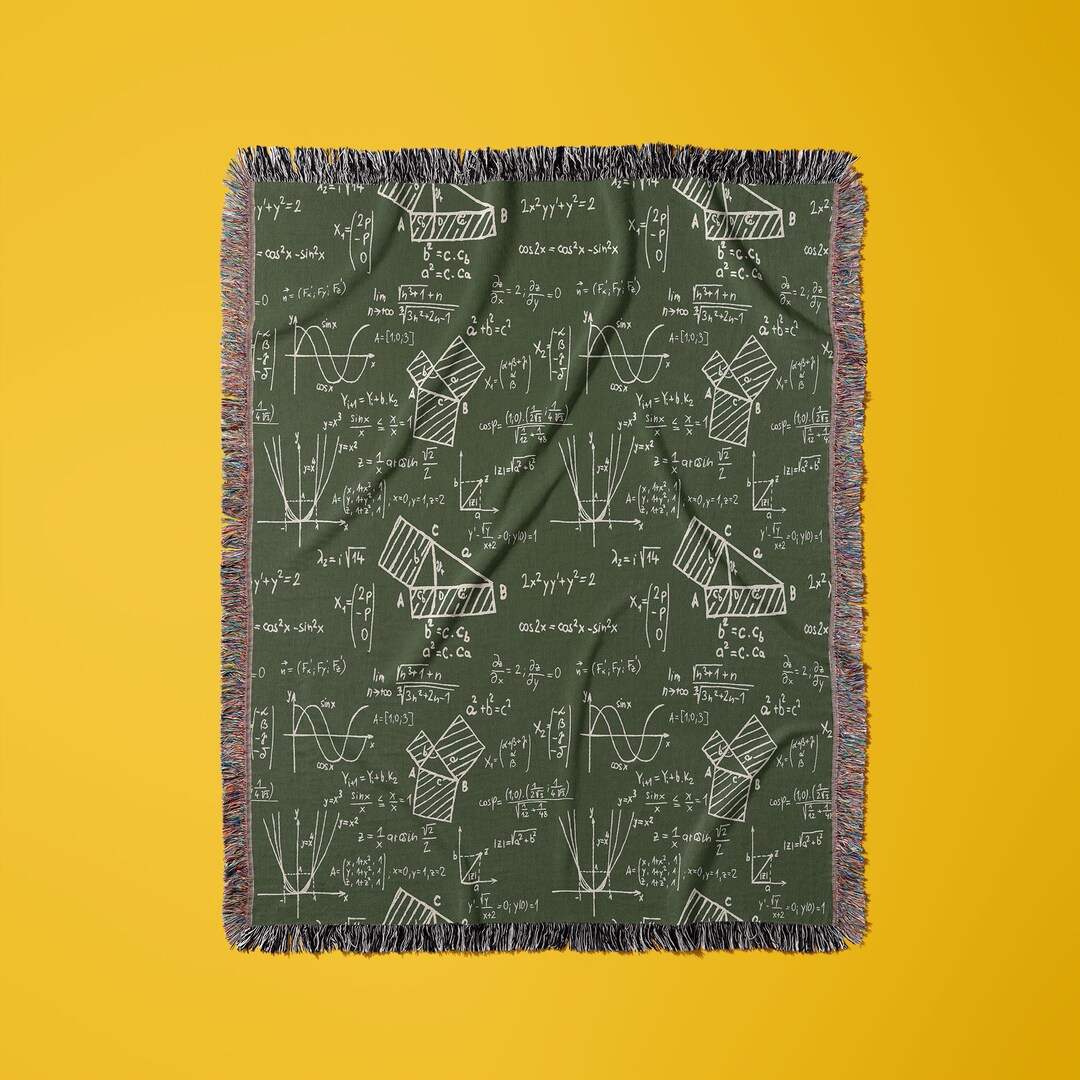 Math Teacher Gift for Math Teacher Math Blanket Math Lover Gift for ...