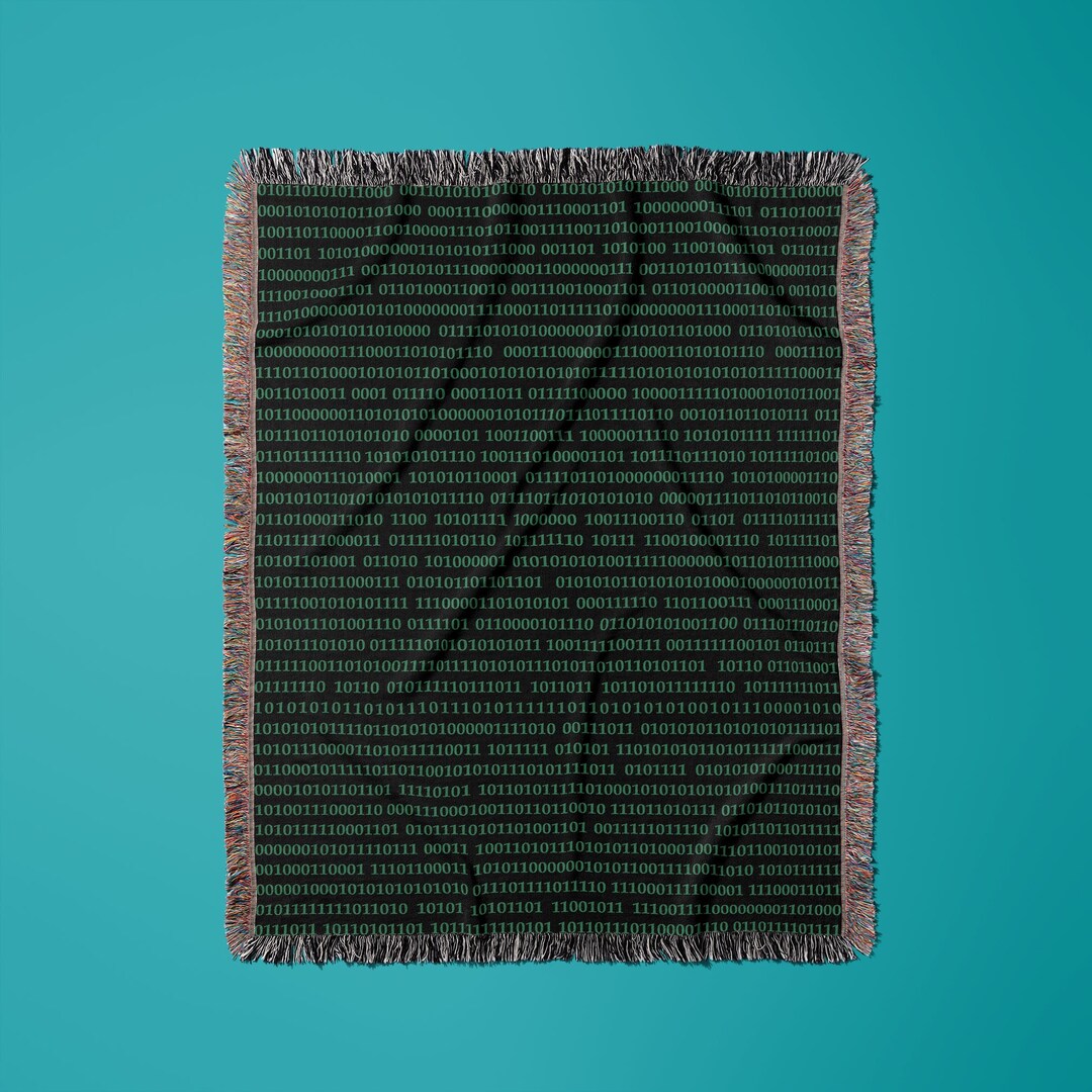 Binary Code Blanket Gift for Programmer Gift for Software Engineer Gift ...