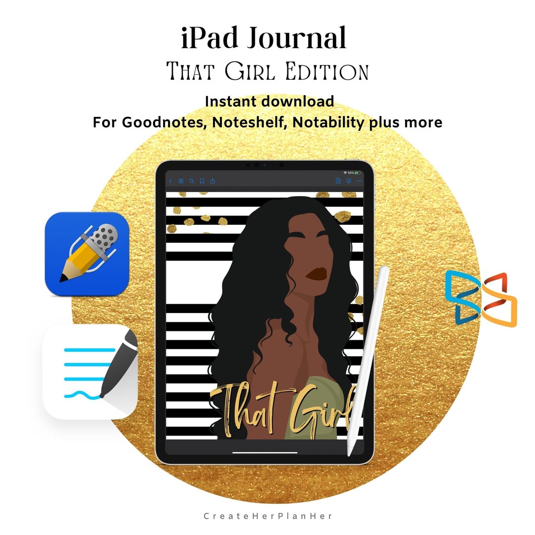 Digital Journal, Goodnotes Journal, Diary Journal, 102 Daily Pages ...