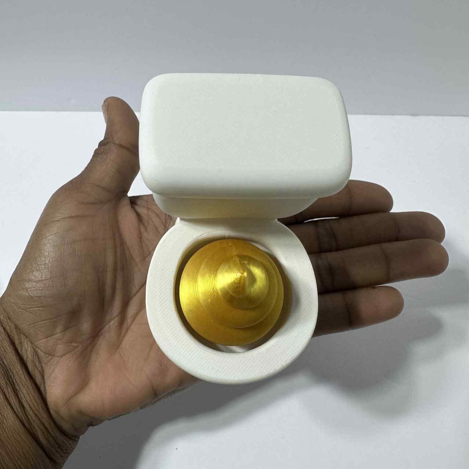 Toilet Poop Clicker Fidget Toy: 3D Printed Gag Gift - Etsy