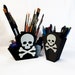 Coffin Brush Holder Skull Brush Holder makeup Brush Holder - Etsy