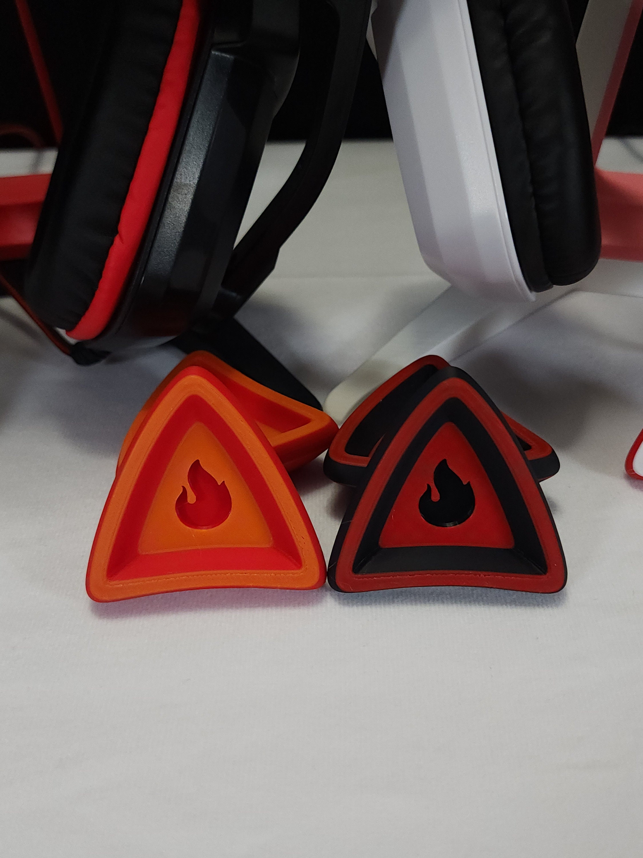 Cat Ears With Flame for Headphones, Headsets, and Hair Bands in ...