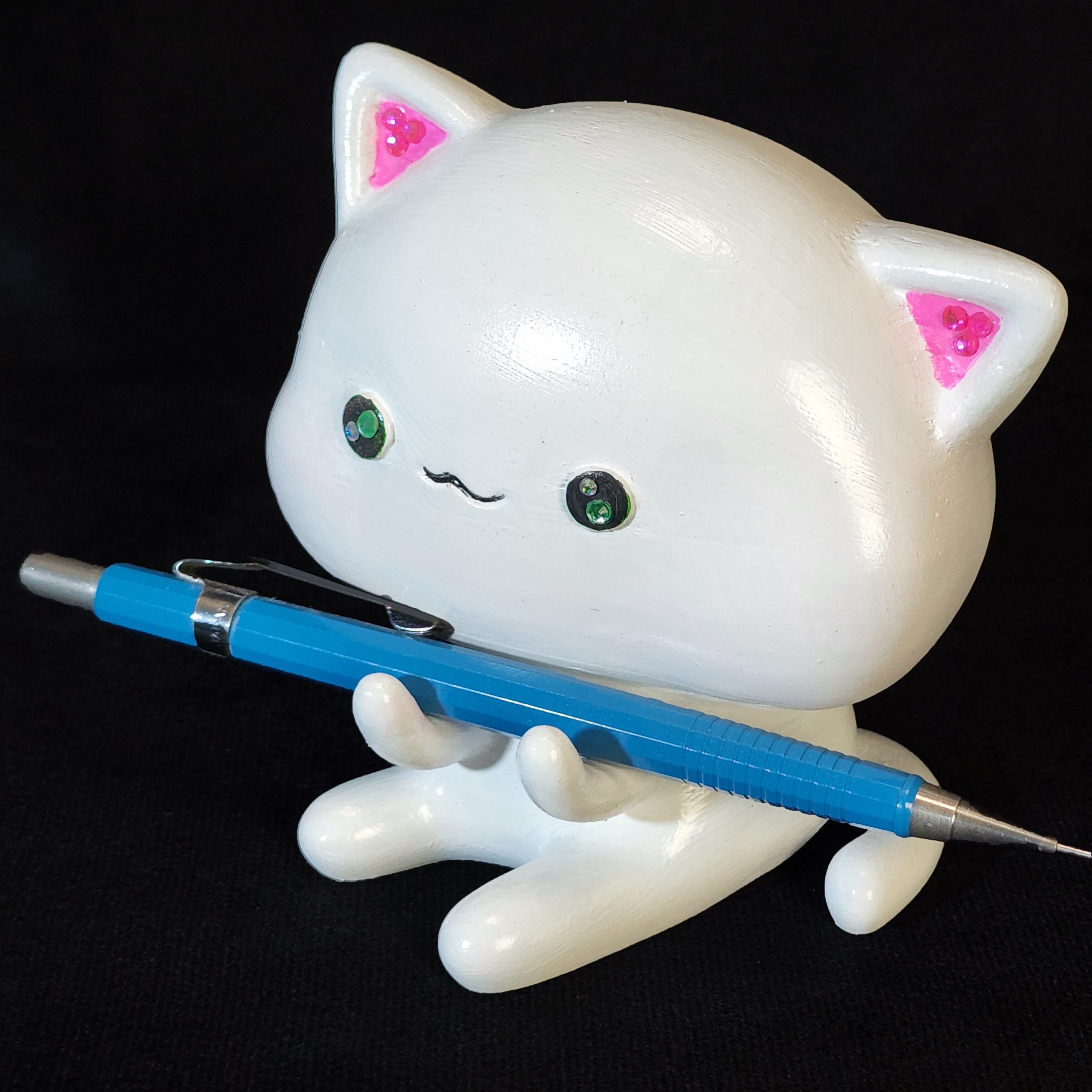 Michis Apple Pencil Holder Cat Pencil Pen Stylus Holder - Etsy