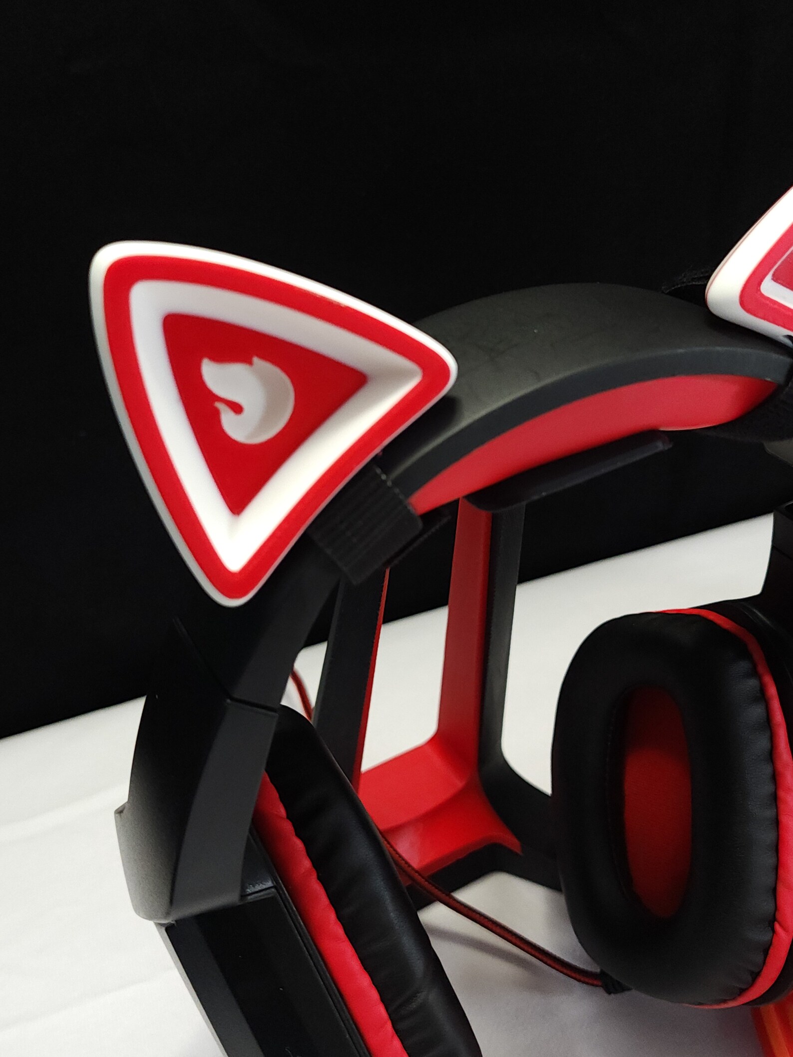 Cat Ears With Flame for Headphones, Headsets, and Hair Bands in ...