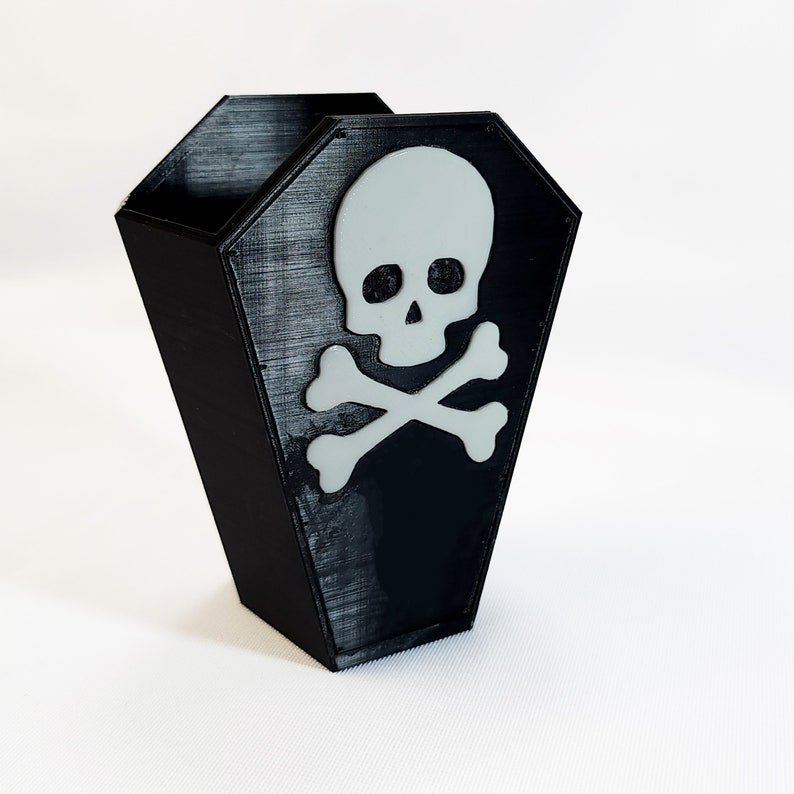 Coffin Brush Holder Skull Brush Holder makeup Brush Holder - Etsy