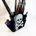 Coffin Brush Holder Skull Brush Holder makeup Brush Holder - Etsy