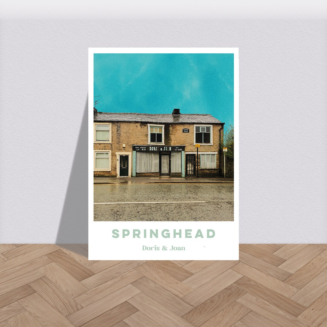 Doris & Joan Springhead Saddleworth Blue Sky Print - Graphic Village ...