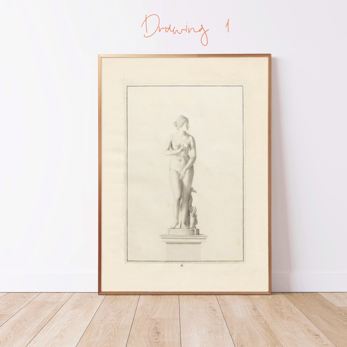 Set of 3 Roman Greek Drawings Instant Download | Classical Minimalist ...