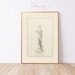 Set of 3 Roman Greek Drawings Instant Download | Classical Minimalist ...