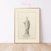 Set of 3 Roman Greek Drawings Instant Download | Classical Minimalist ...