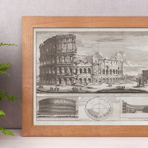 Set of Colosseum Ink Etchings Instant Digital Download | Roman Greek ...