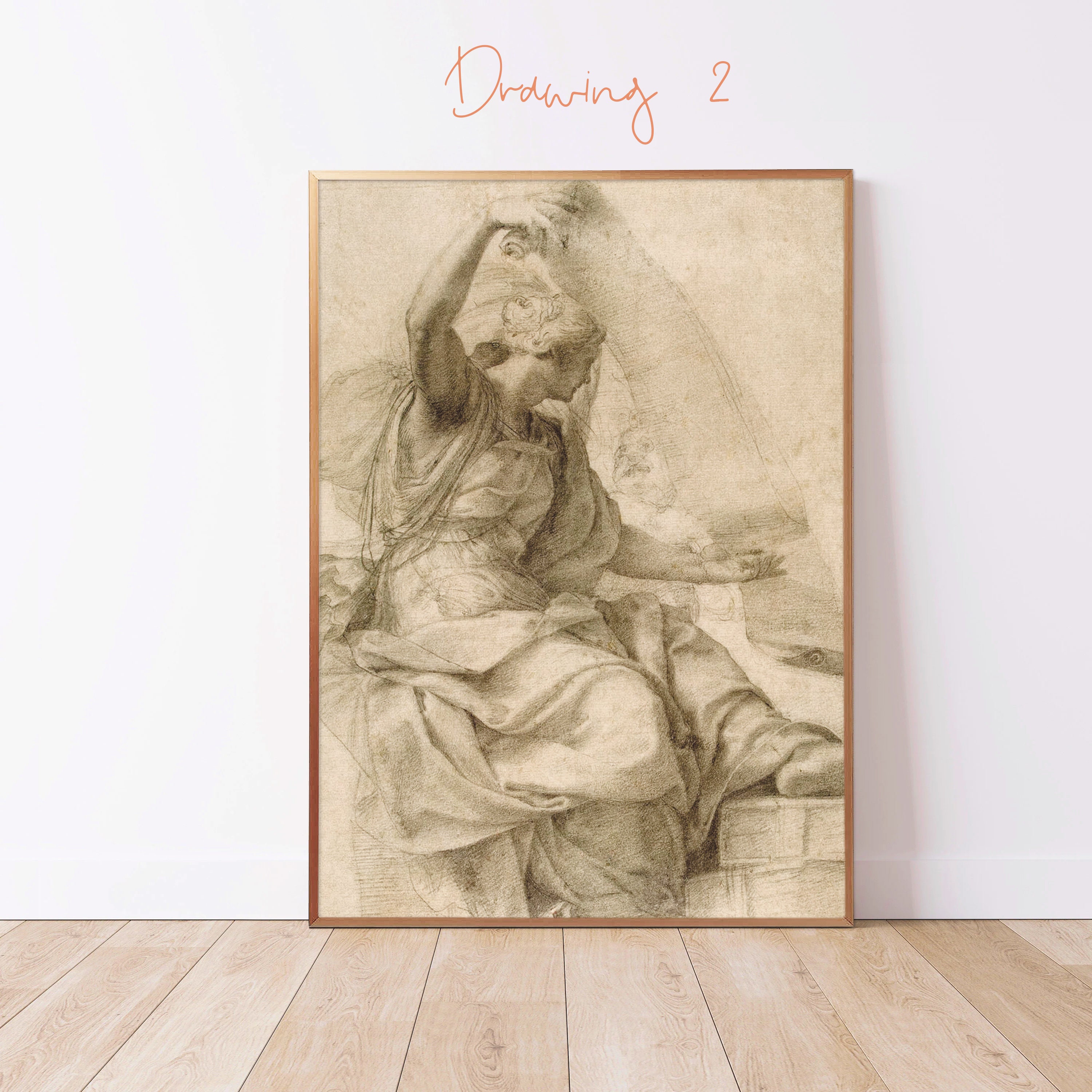 3 Piece Wall Art Roman Drawings Instant Download Charcoal - Etsy