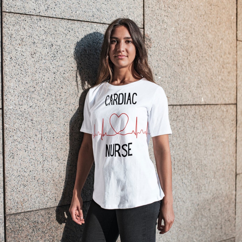 Cardiac Nurse T-shirt Digital Image File - Etsy