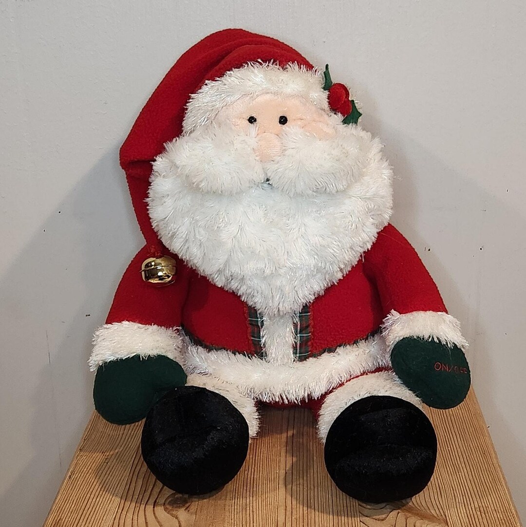Gund Santa Claus With Sound Motion Plush Merry Christmas 12" Battery ...