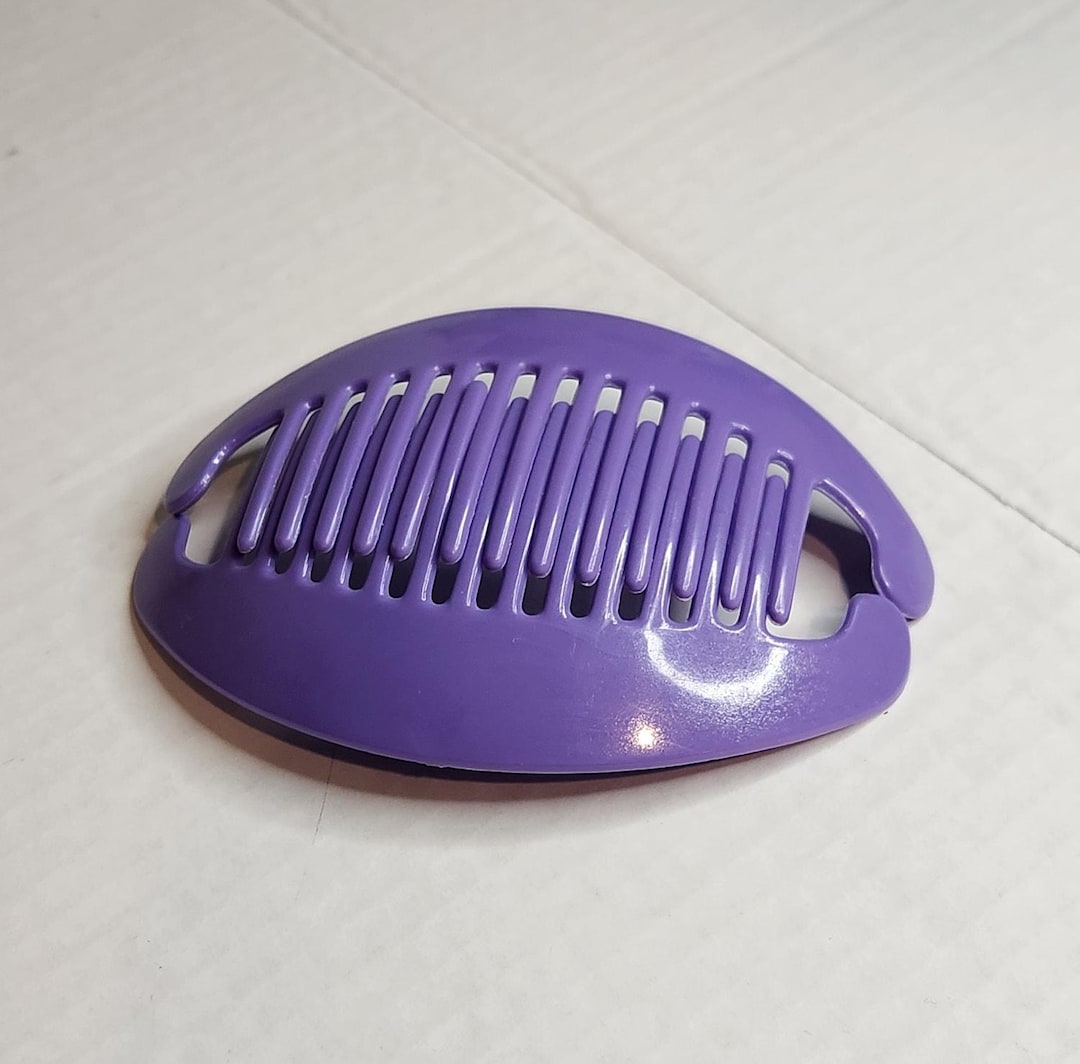 Goody Hair Combs Purple USA Vintage 80's 90's Plastic 4 Retro Cincher ...