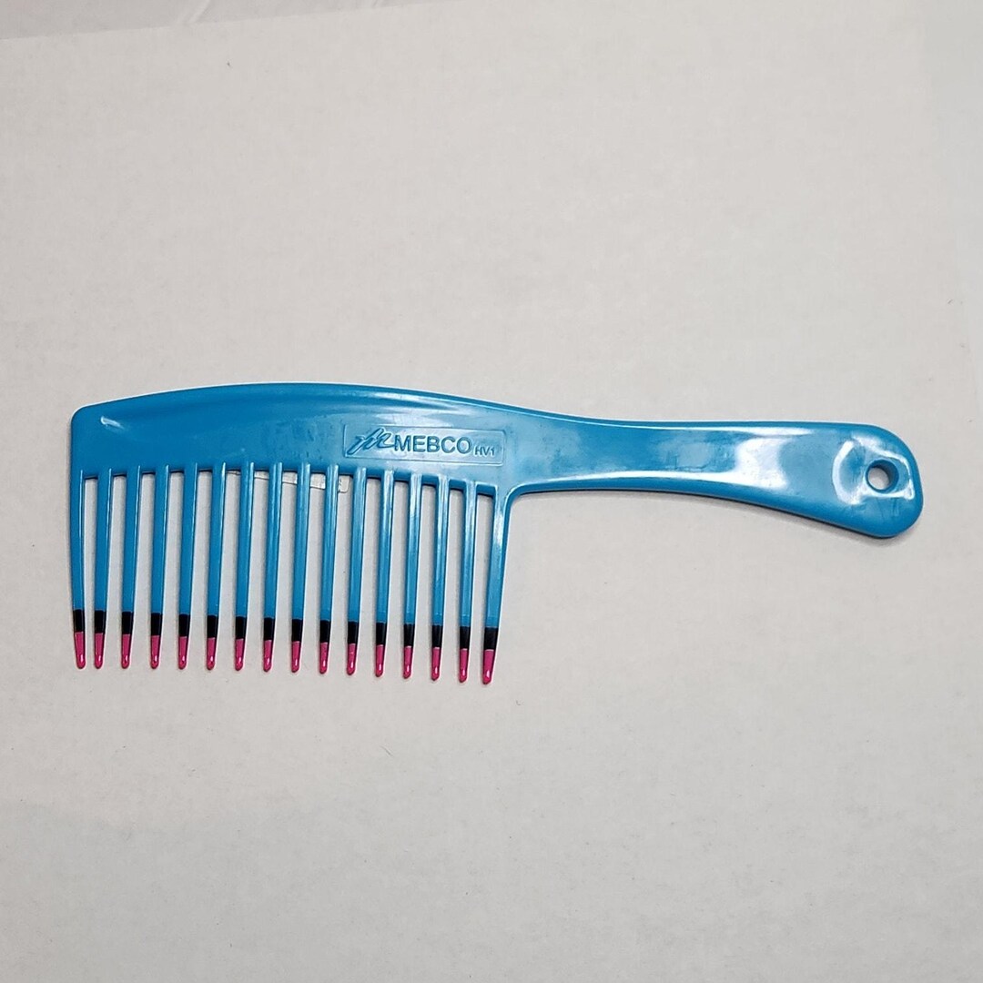 MEBCO HV1 Neon High Volume Comb Dipped New Blue Pink New Hair Stylist ...