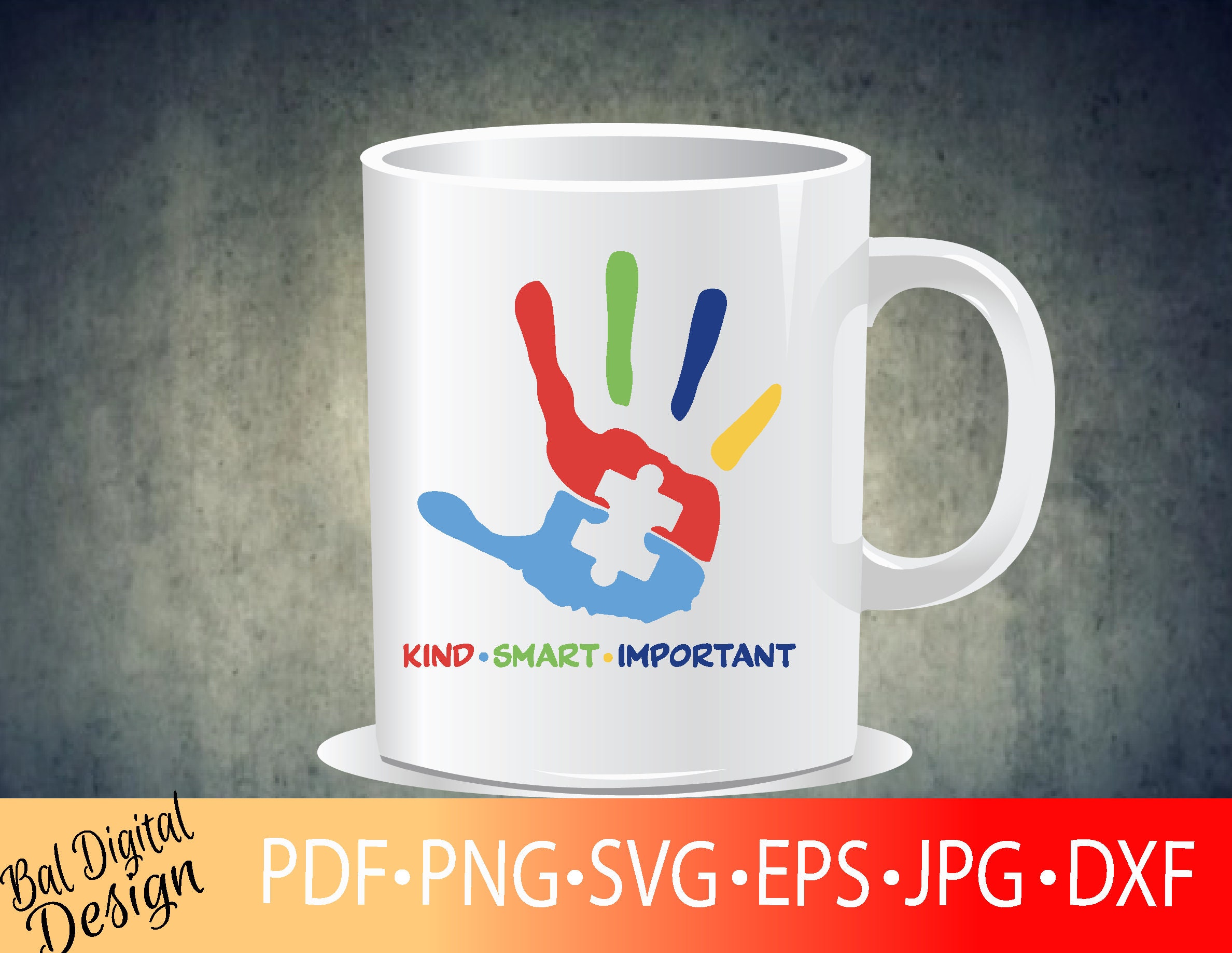 Autism Awareness Day Hand Print SVG Autism Shirt Sign Svg - Etsy UK