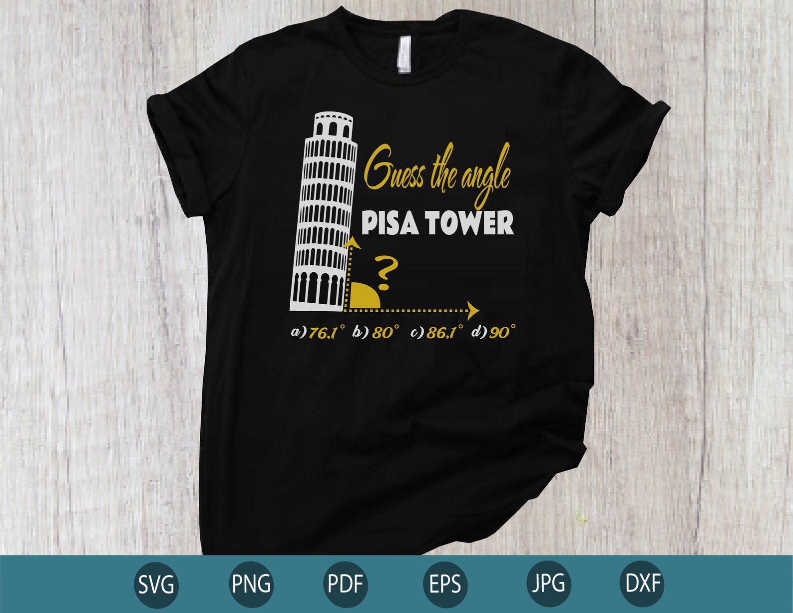 Italy Leaning Tower of Pisa Svg, Funny Education Travel Svg, Joke Pisa ...
