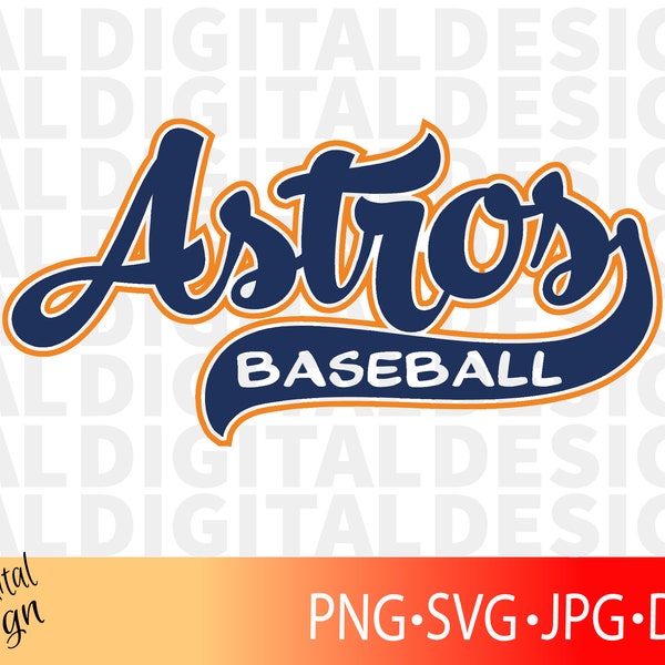 Astros Svg - Etsy