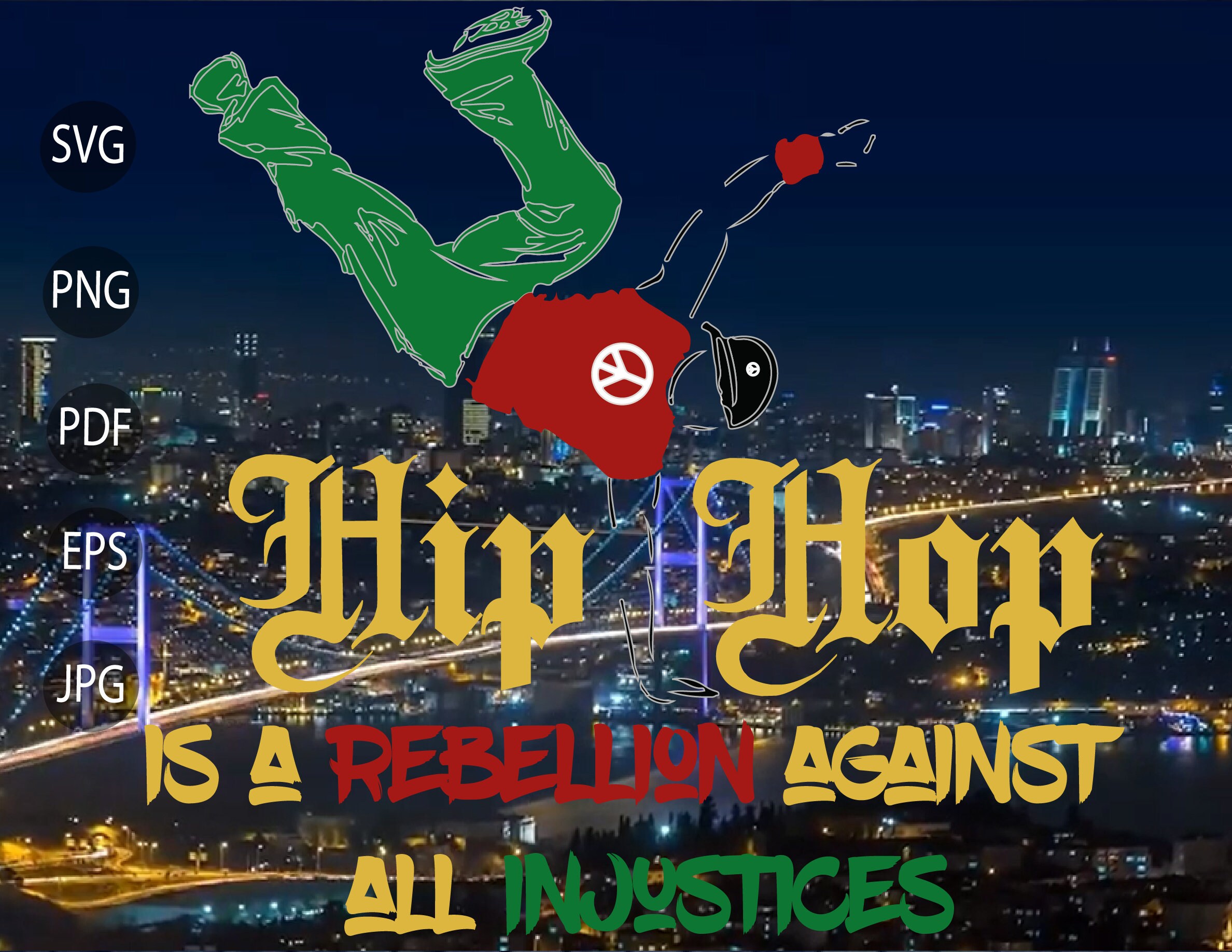 Hip Hop Dancers SVG, Hiphop Saying PNG, Hiphop Breakdancers Svg, Vector ...