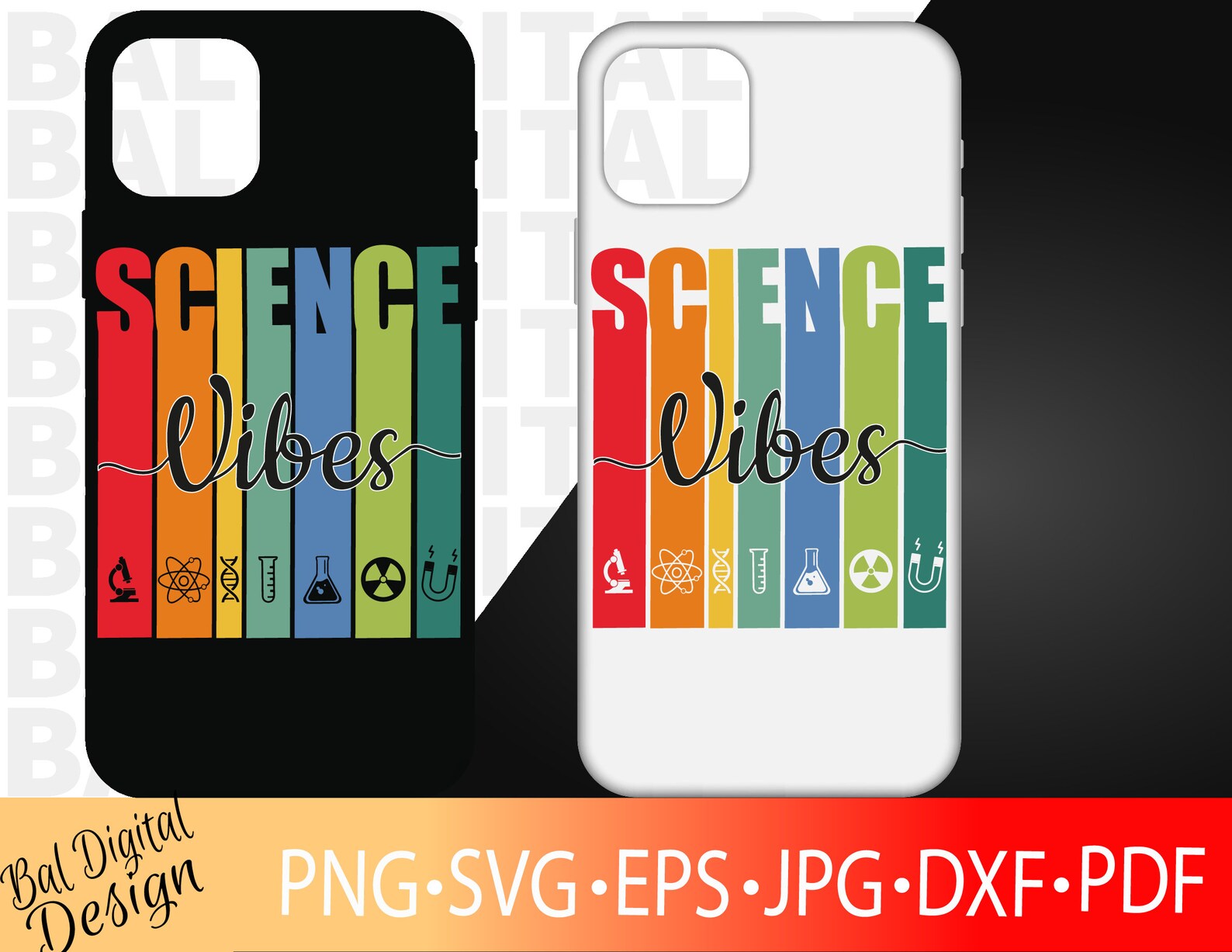 Science Vibes Teacher Shirt SVG PNG: Chemistry Clipart (digital Files ...