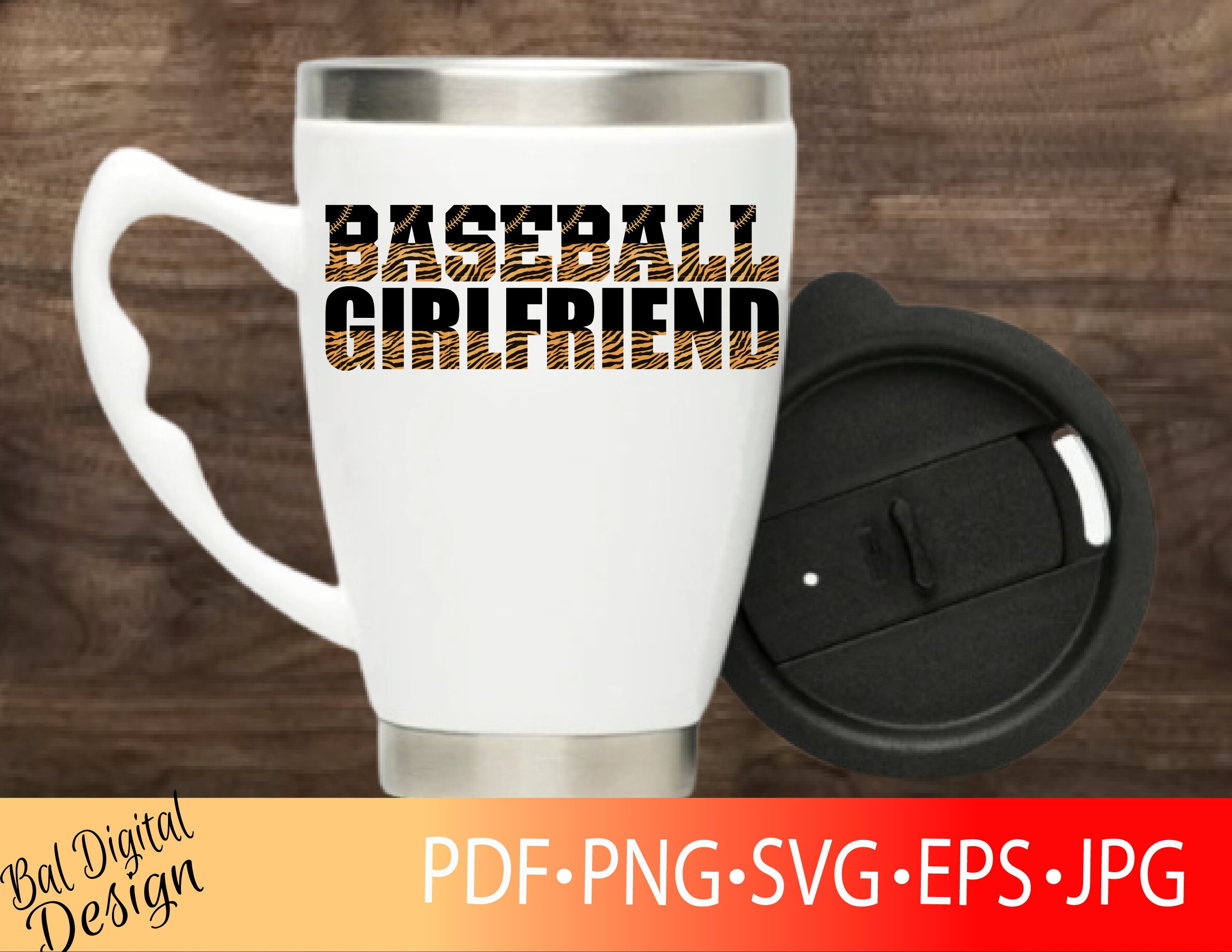 Baseball Girlfriend Leopard Svg, Baseball Girlfriend Vector Png ...
