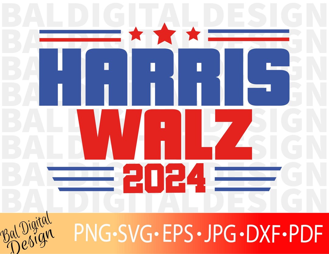 Harris Walz 2024 Svg Png, Harris Walz Shirt Svg, Kamala Harris Tim Walz ...