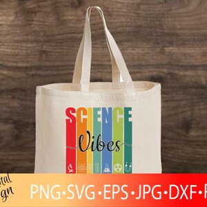 Science Vibes Teacher Shirt SVG PNG: Chemistry Clipart (digital Files ...