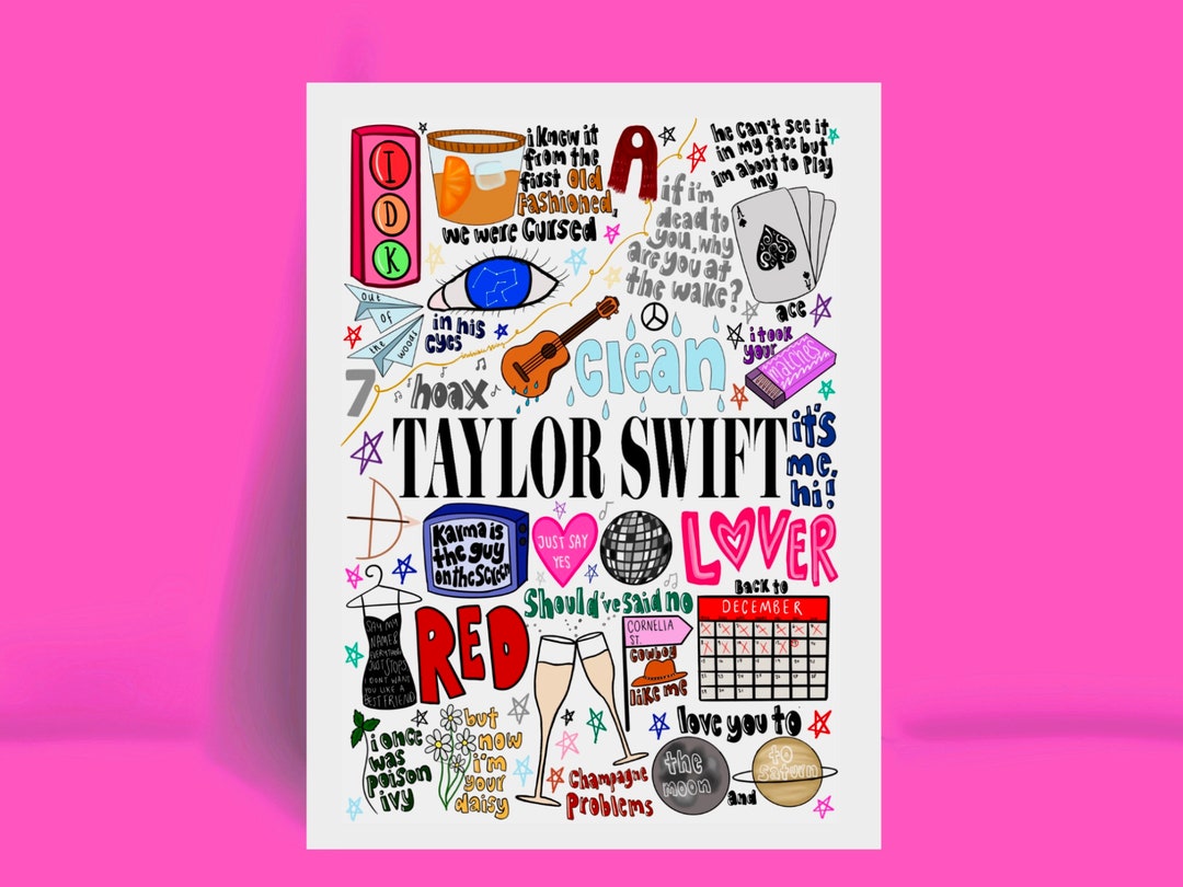 Taylor Swift Lyric Print Taylor Swift, Swiftie, Swift Lyric, Swifties ...