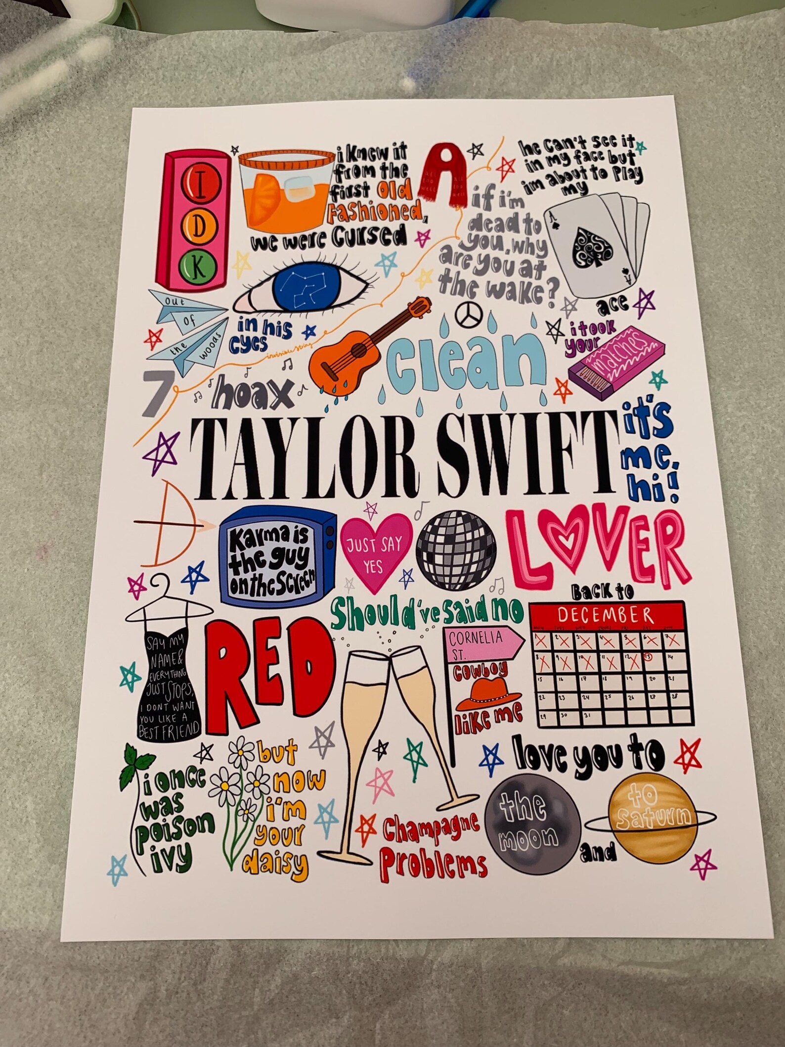 Taylor Swift Lyric Print! Taylor Swift, Swiftie, Swift Lyric, Swifties ...