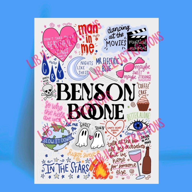 Benson Boone Art Prints - Etsy