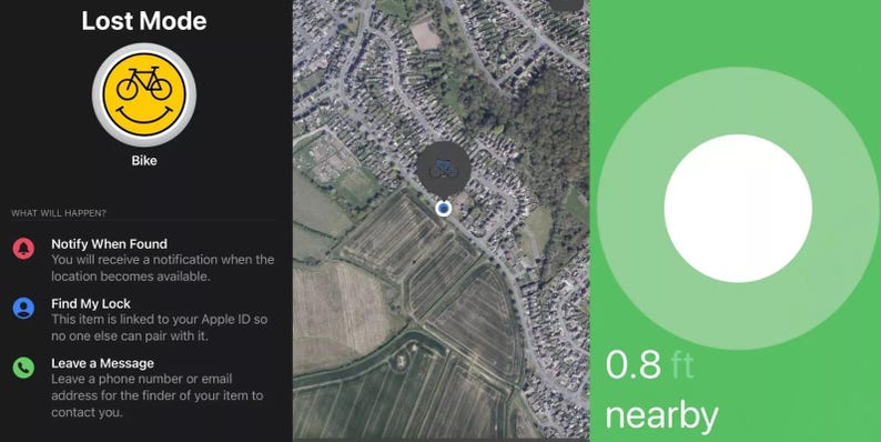 MTB Tracker Holder Kit - Air Tag & Smart Tag 2 + Tile Sticker New ...